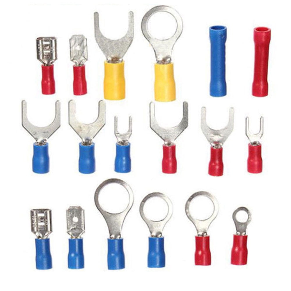 THONZER Spade Butt Ring Electrical Connector Splice 22-10 Gauge Wire ...