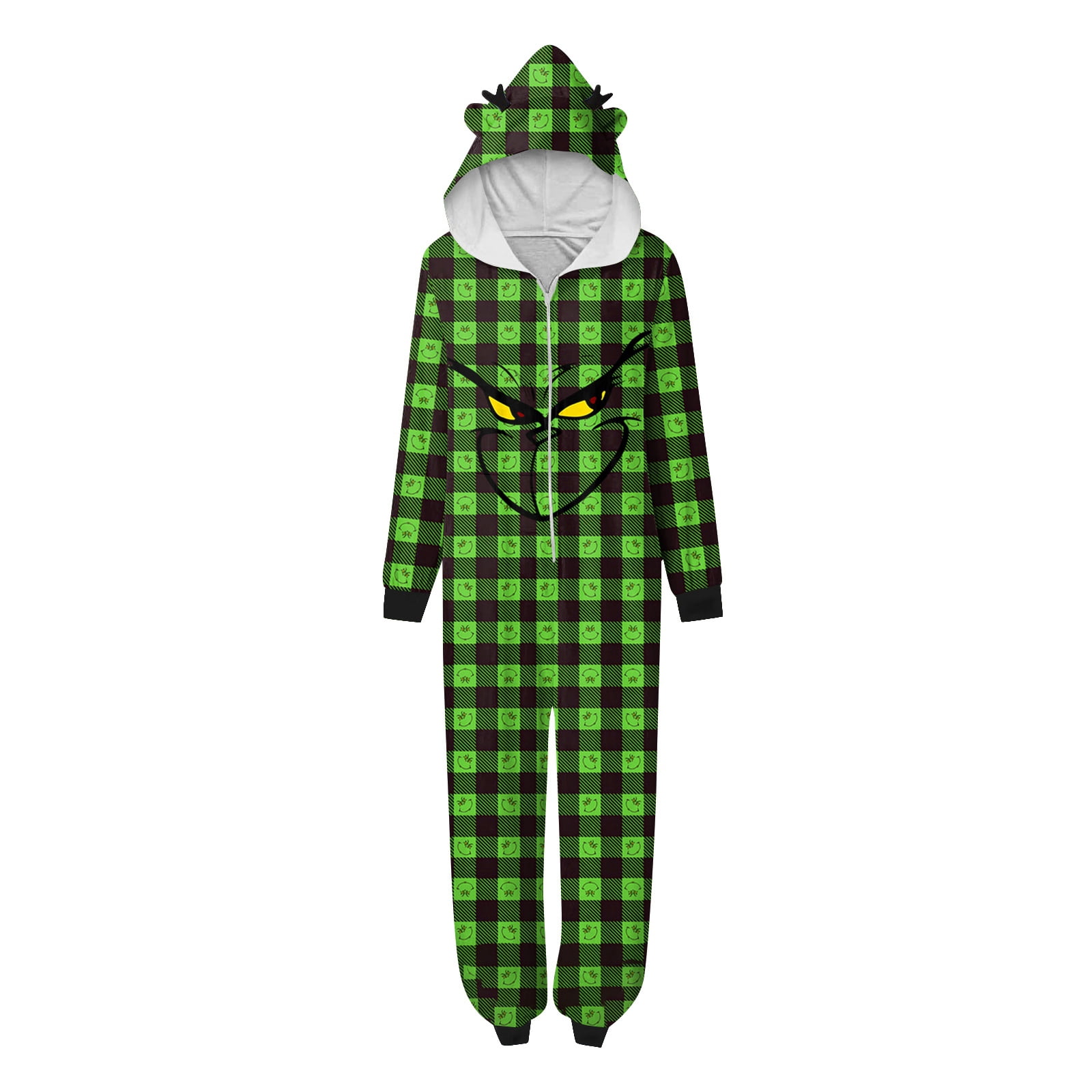 THOPBPRK Christmas Family Pajamas Onesie – Funny Green Cartoon ...