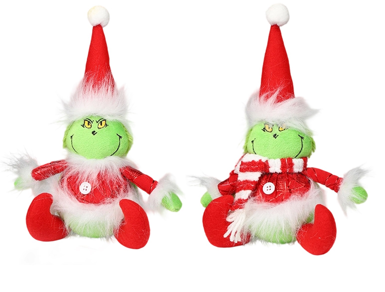 THOPBPRK Green Dwarf Christmasc Plush, 10IN Classic Santa Hat Green ...