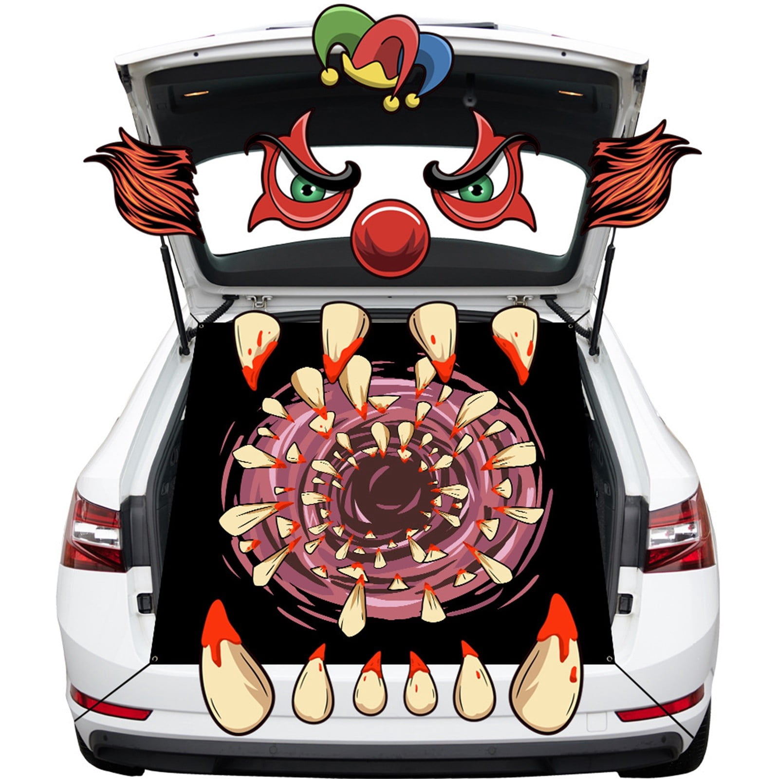 THOPBPRK Halloween Trunk or Treat Car Decorations Kit, Monster ...