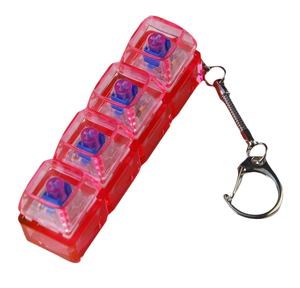 THOPBPRK Keyboard Fidget Toy for Adults Keyboard Clicker with LED Light ...