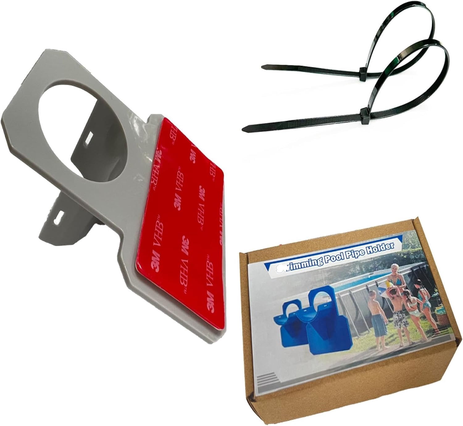 THOPBPRK Strong Swimming Pool Pipe Support Bracket Hose Fixing Holder ...