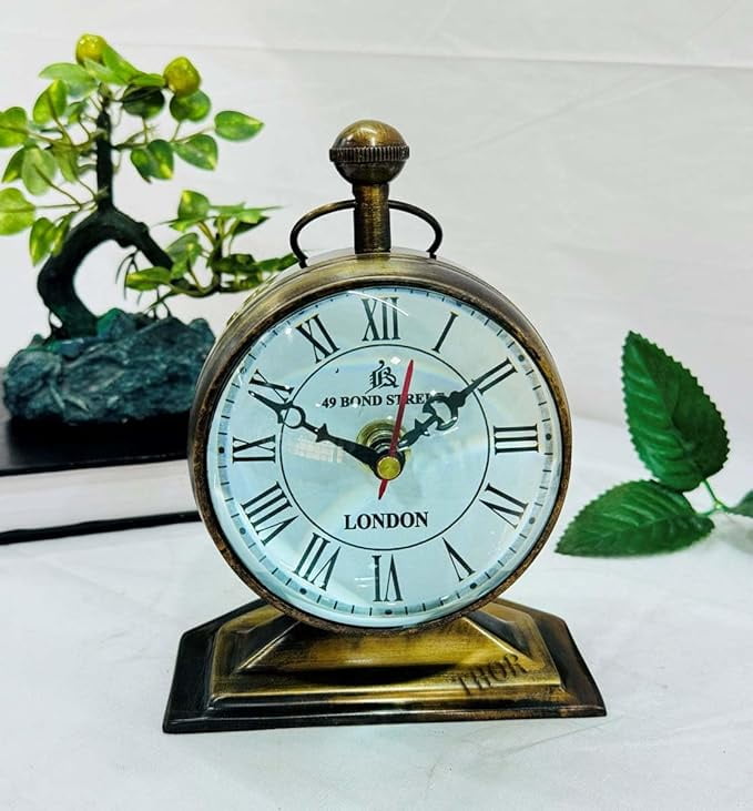 THOR INSTRUMENTS Antique Maritime Nautical Style Antique Desk Stand ...