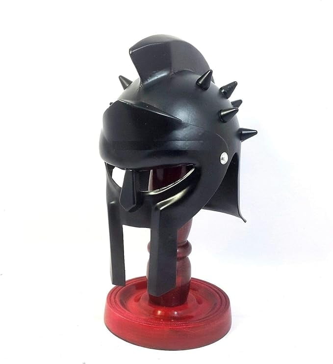 THOR INSTRUMENTS Armor Gladiator Mini Helmet Roman Reenactment Black ...