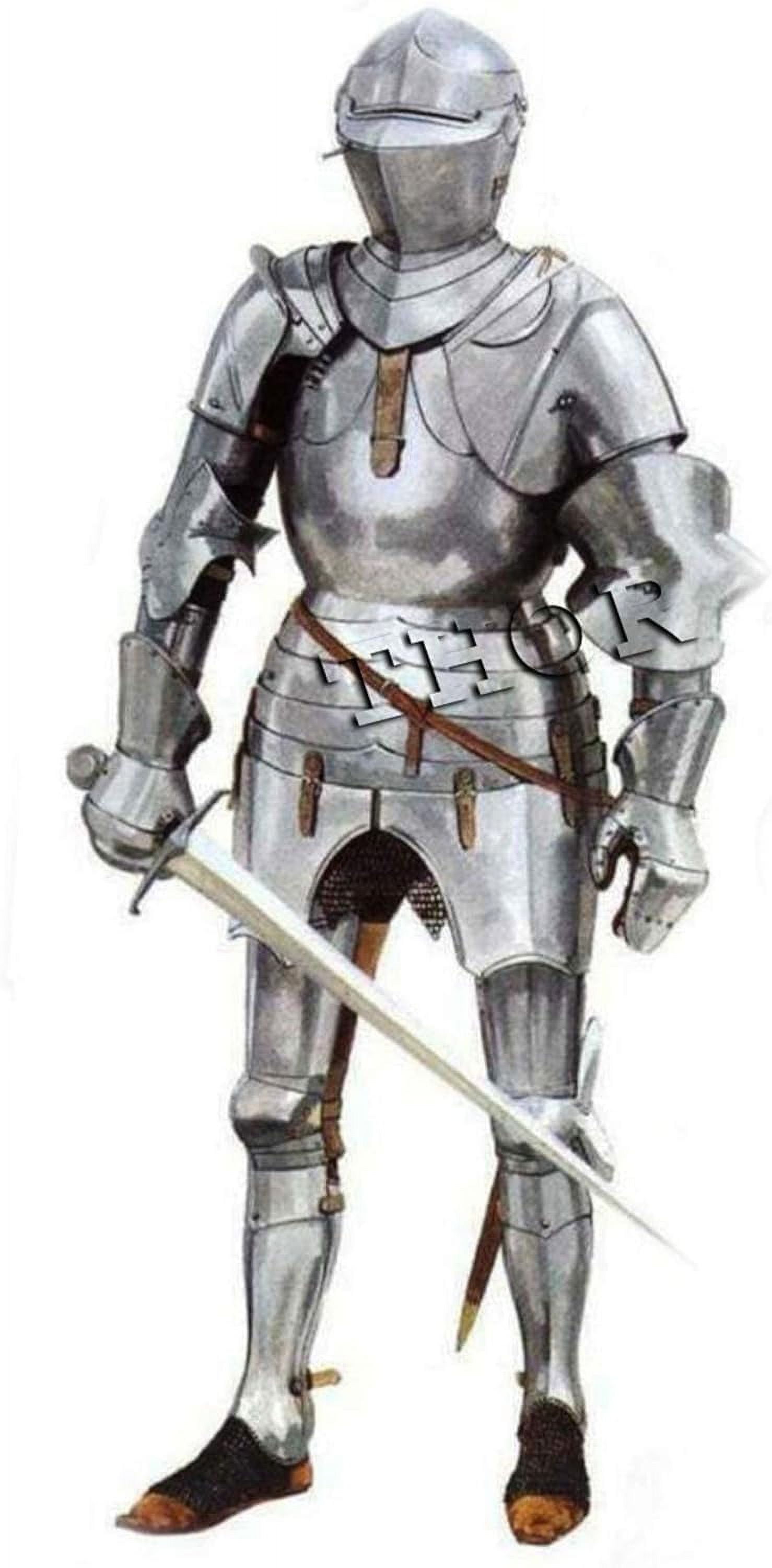 THOR INSTRUMENTS Fully Wearable Medieval Knight Suit Of Templar Armor ...