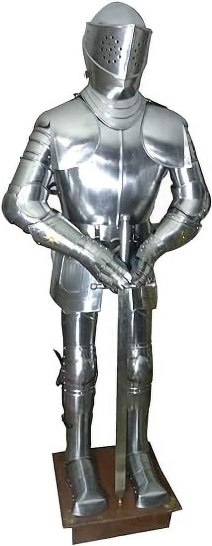 THOR INSTRUMENTS Gothic Armor Suit Medieval Larp Costume With Base ...