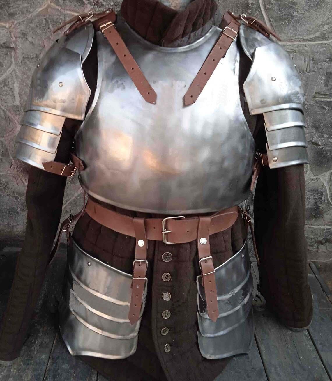 THOR INSTRUMENTS Half Body set body armor +pauldrons+skirt armor Set ...