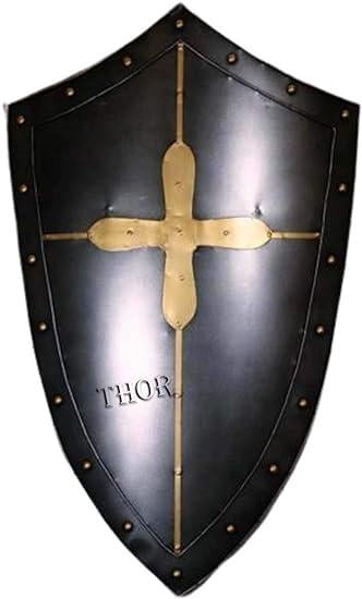 THOR INSTRUMENTS MEDIEVAL KNIGHT SHIELD METAL HANDCRAFTED MEDIEVAL ...