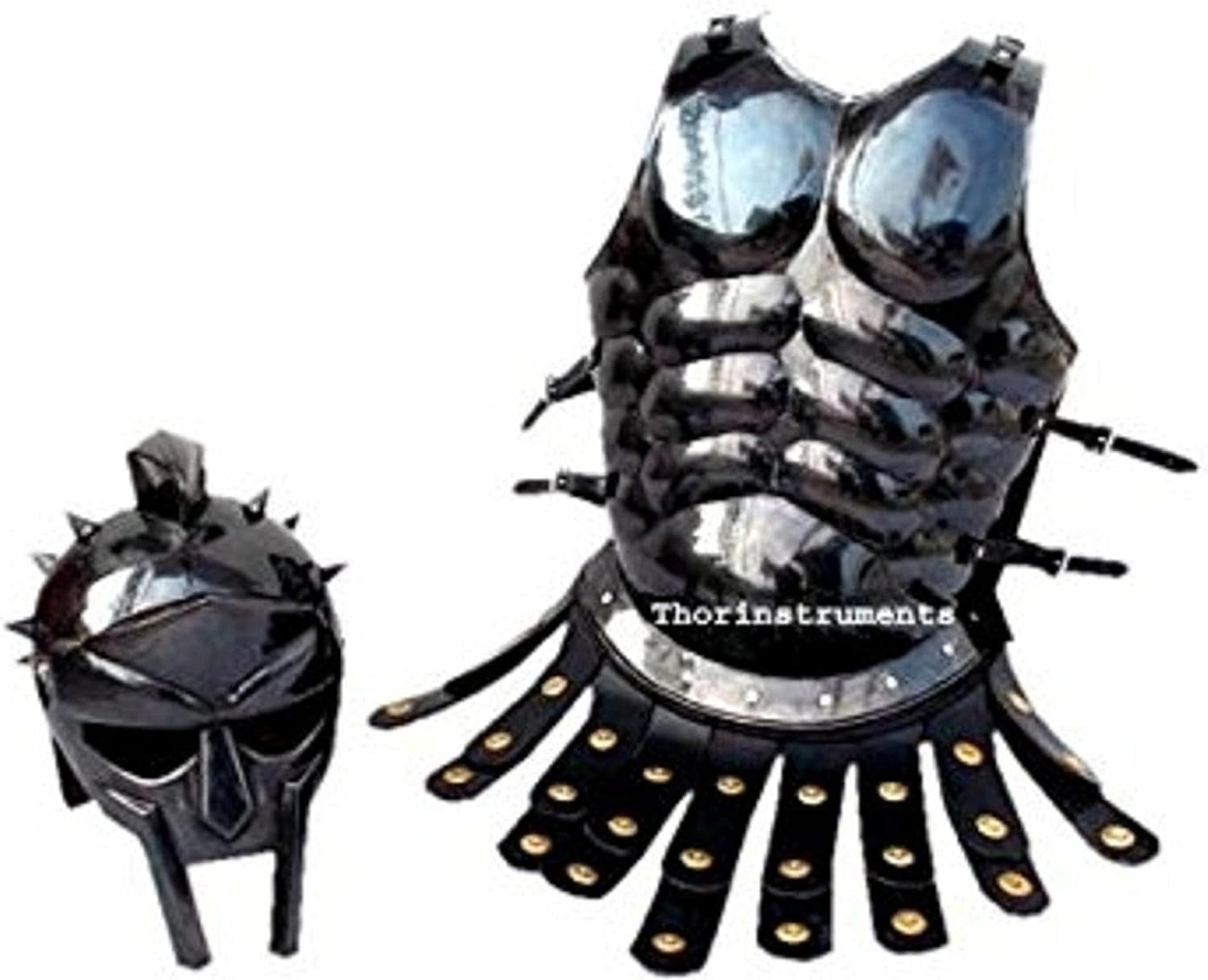 THOR INSTRUMENTS MEDIEVAL ROMAN ARMOR-SPARTAN COSTUME MUSCLE JACKET ...
