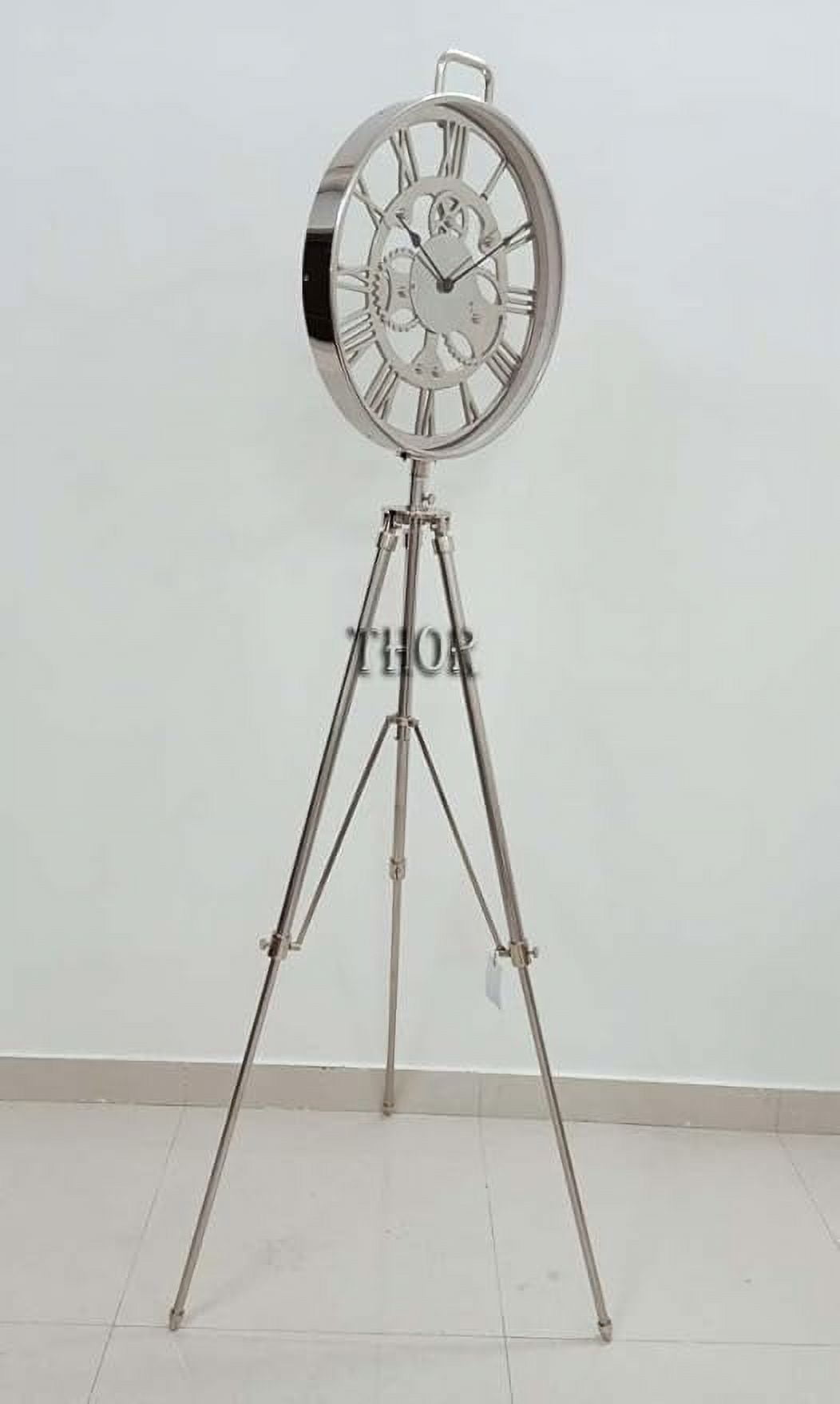 THOR INSTRUMENTS Marine Clock Maritime Vintage Clock Nautical Wooden ...