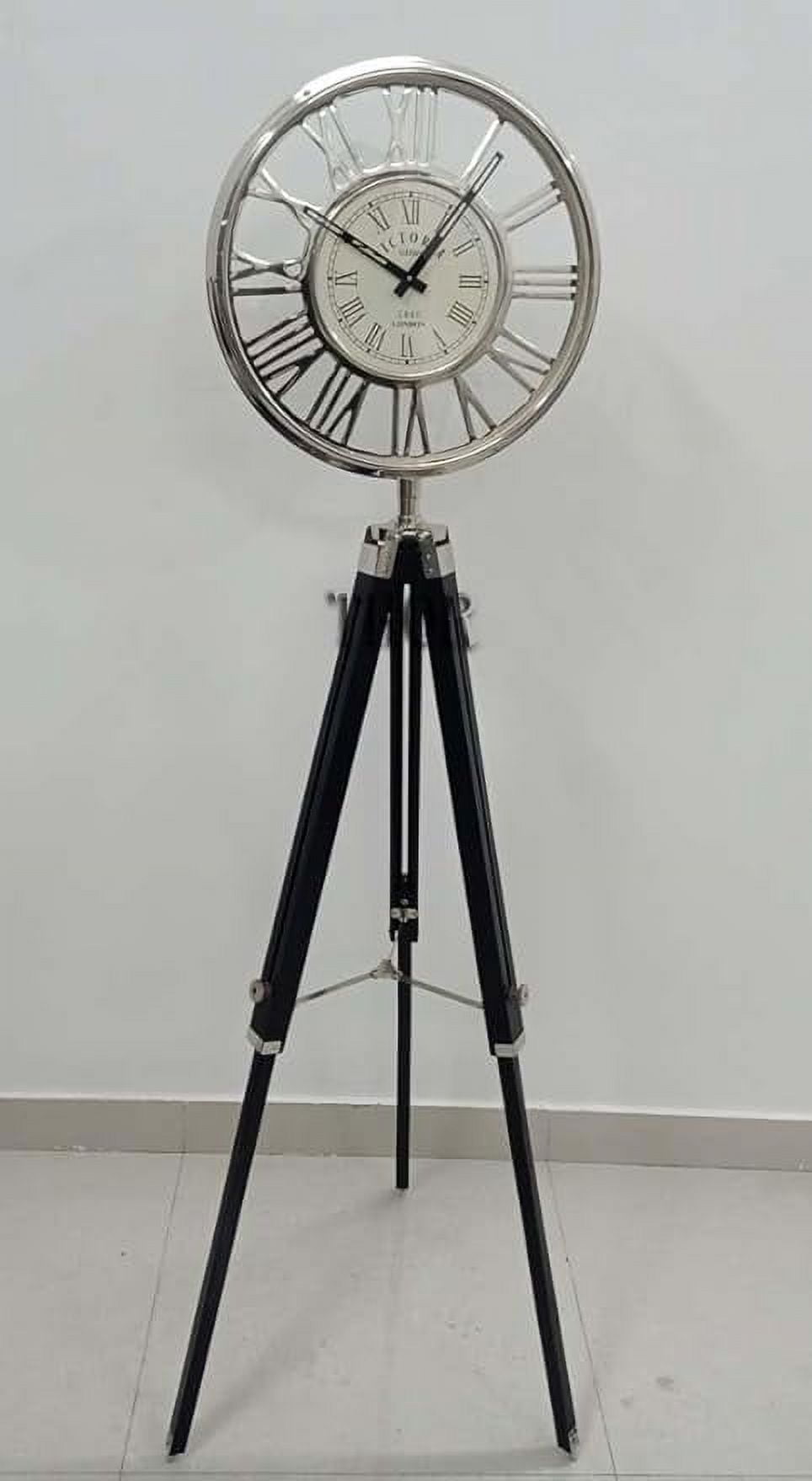 THOR INSTRUMENTS Maritime Tripod Clock Nautical Style Maritime Victoria ...