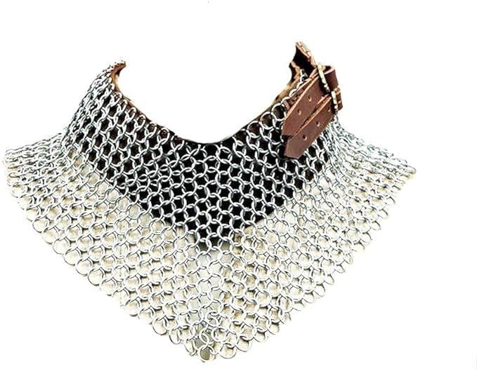 THOR INSTRUMENTS Medieval Armor Chainmail Bishops Mantle Collar Armor ...