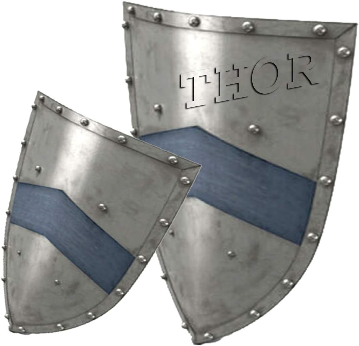 THOR INSTRUMENTS Medieval Armor Royal Steel Battle Shield 18 Gauge ...