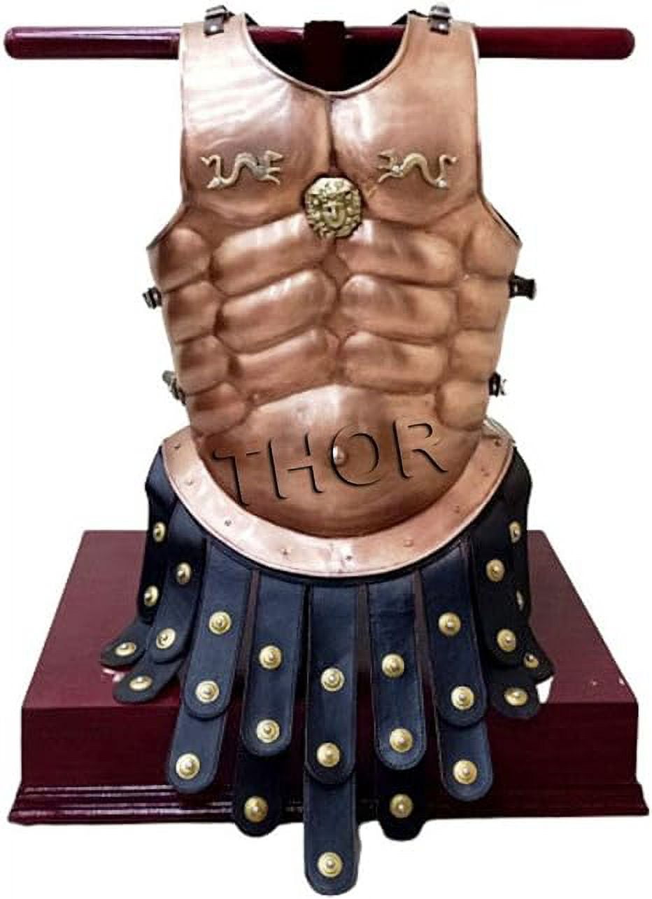 THOR INSTRUMENTS Medieval Copper Greek Muscle Armor Cuirass Jacket With ...