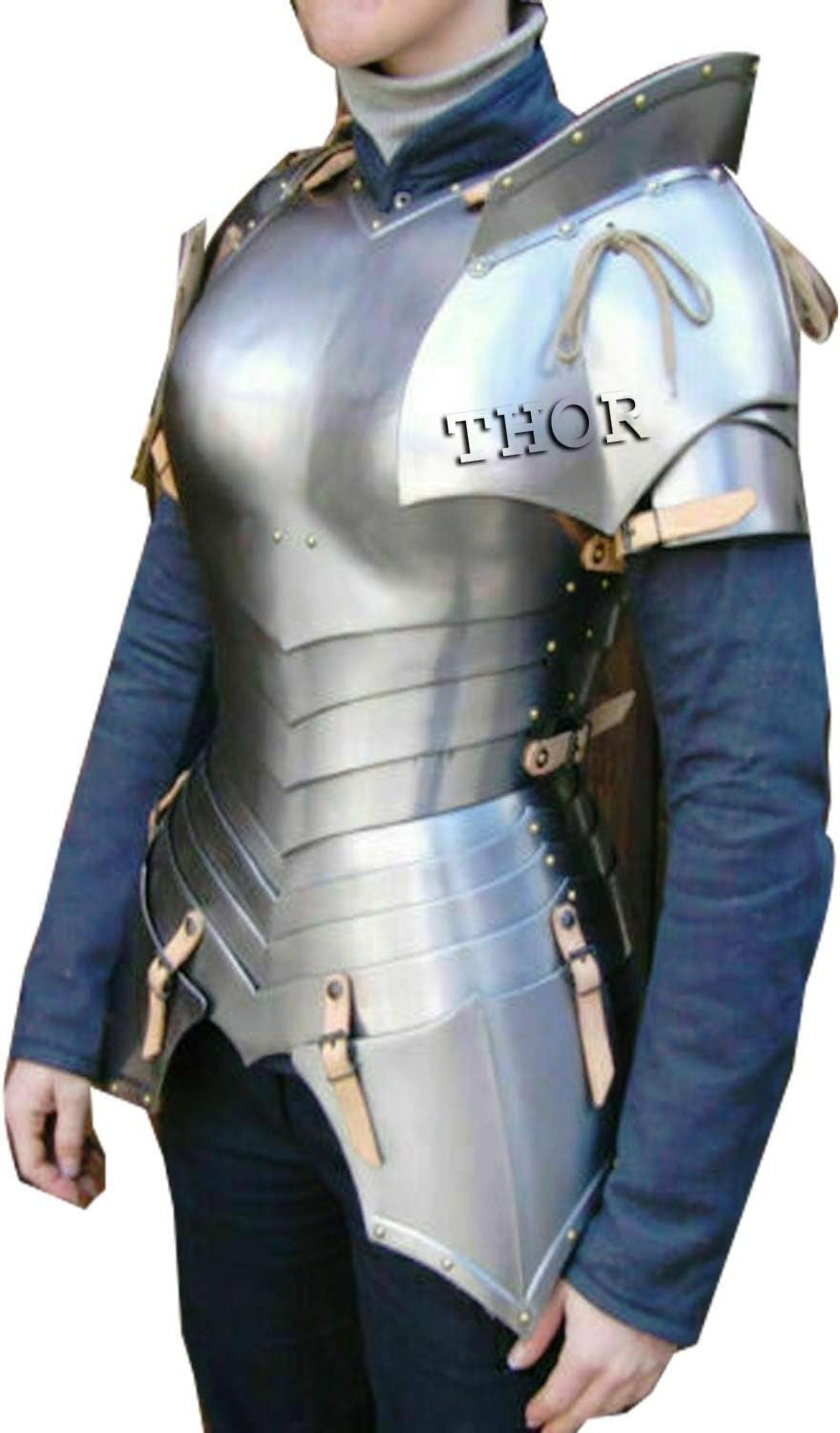 THOR INSTRUMENTS Medieval Half Body Lady Armor Suit with Shoulder ...
