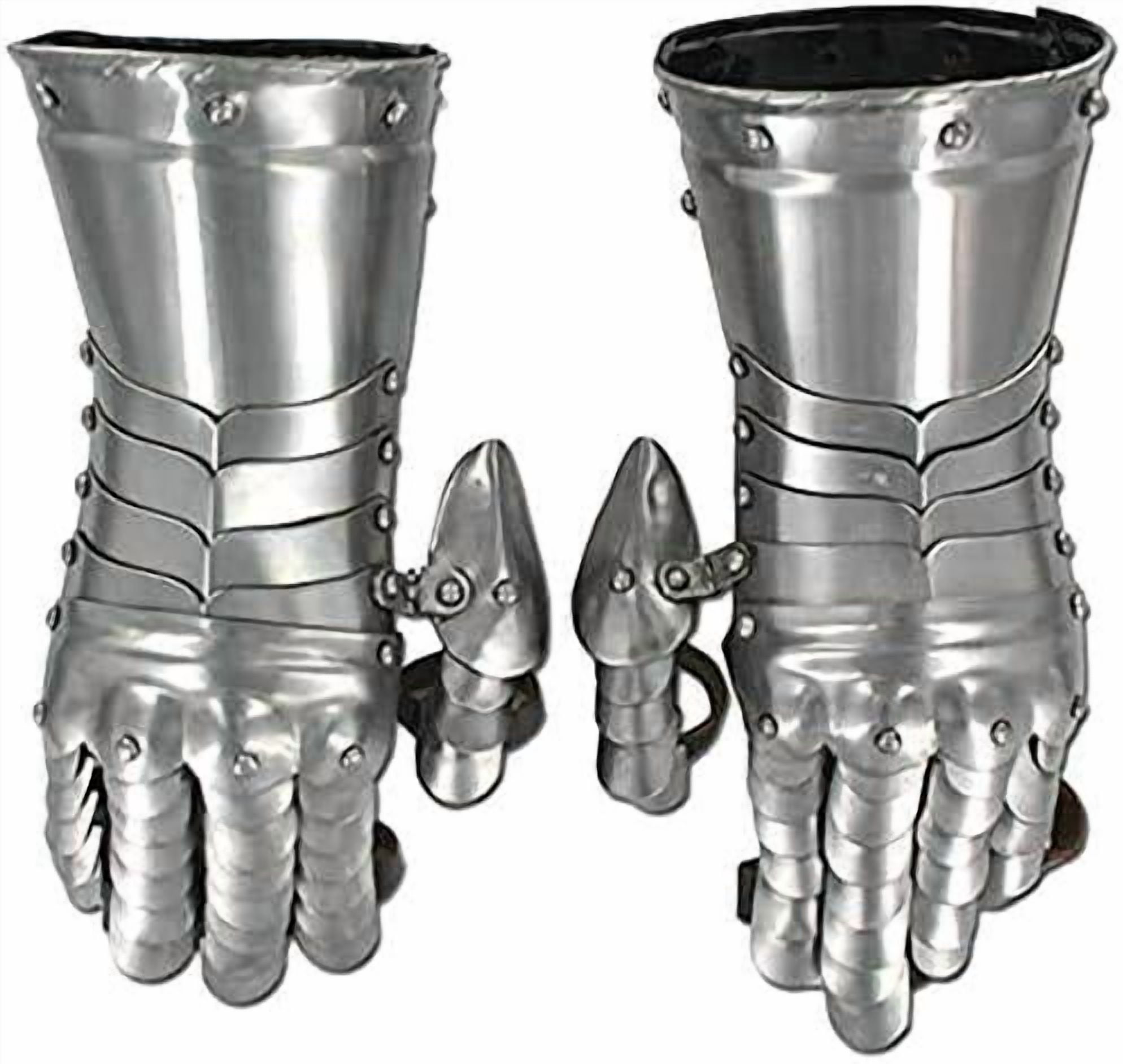THOR INSTRUMENTS Medieval Knight Armor Gloves Roman Gothic Steel ...