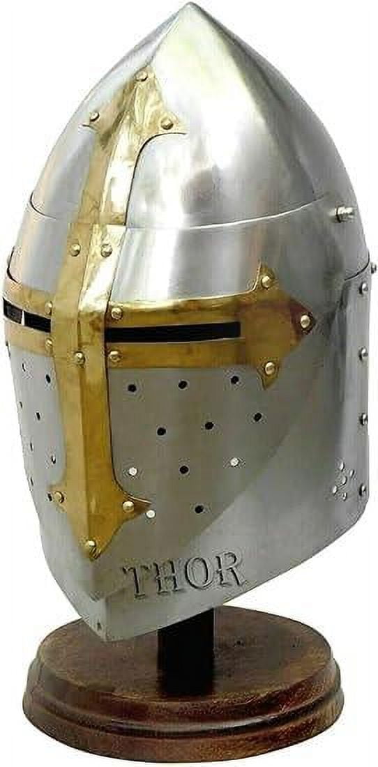 THOR INSTRUMENTS Medieval Knight Great Sugarloaf Close Helmet Battle ...