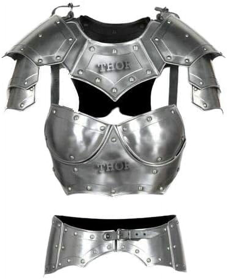 THOR INSTRUMENTS Medieval Knight Woman Lady Half Body Armor Suit ...