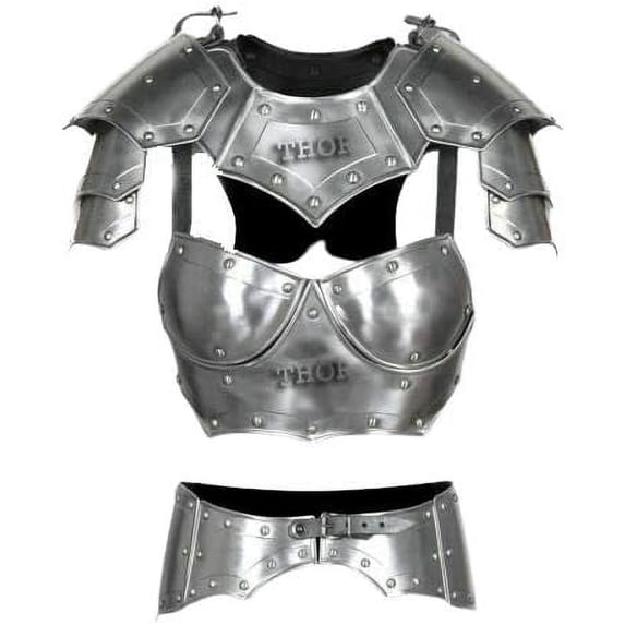 THOR INSTRUMENTS Medieval Knight Woman Lady Half Body Armor Suit ...