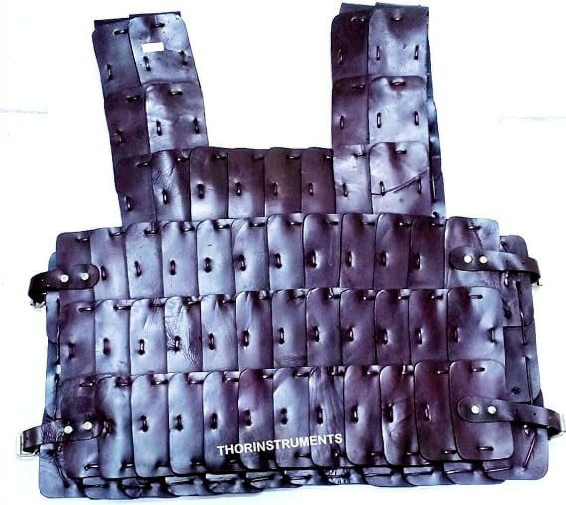 THOR INSTRUMENTS Medieval Leather Armor Adjustable Roman Body Armour ...