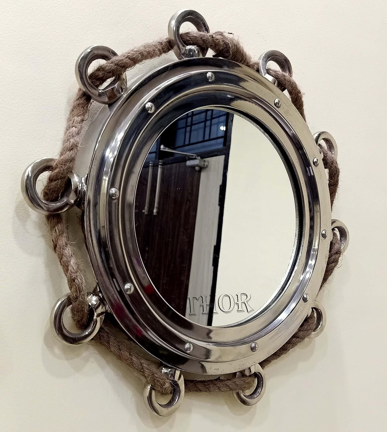 THOR INSTRUMENTS Nautical Porthole Wall Mounted Mirrors | Maritime Ship ...