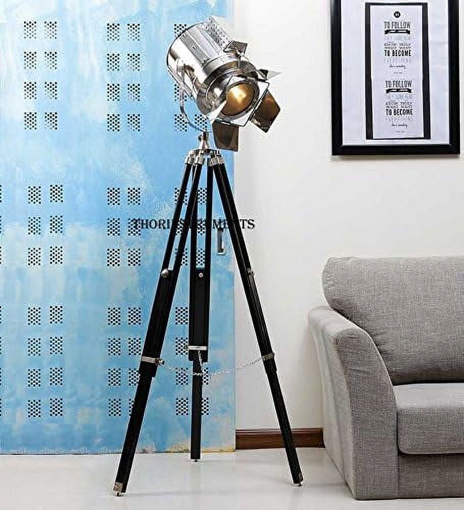 THOR INSTRUMENTS Photography Chrome Studio Floor LAMP SEARCHLIGHT SPOT ...