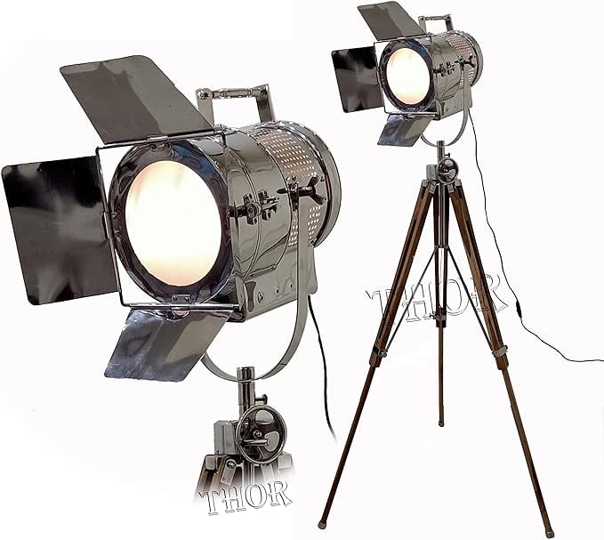 THOR INSTRUMENTS Royal Designer Marine Searchlight Nautical Tripod ...