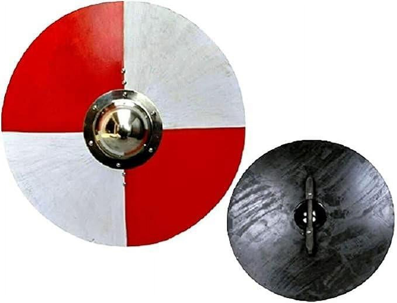 THOR INSTRUMENTS Viking Handmade Medieval Wooden Norman Combat Shield ...