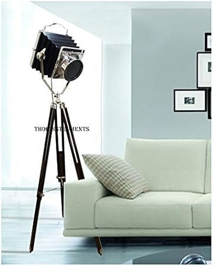 THOR INSTRUMENTS Vintage Old Camera Movie Searchlight Brown Tripod ...