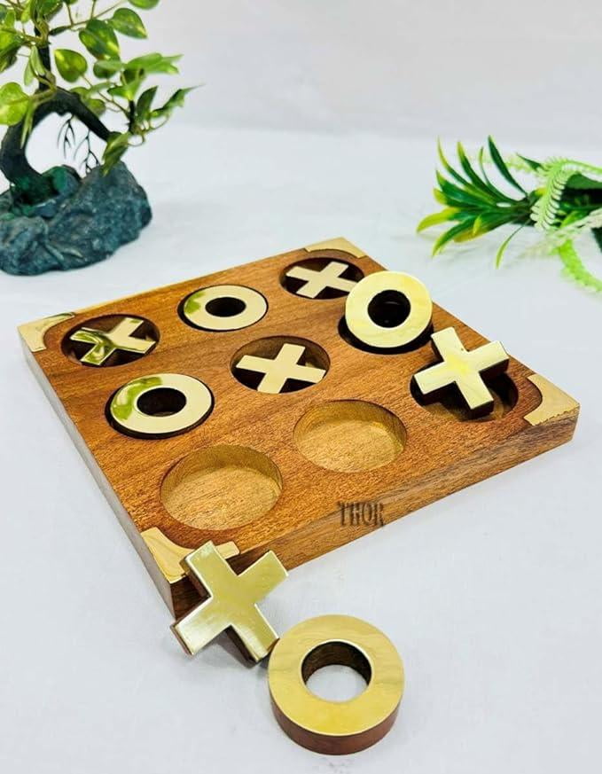 THOR INSTRUMENTS XO Blocks Tic Tac Toe Board Games-Ideal for Games ...