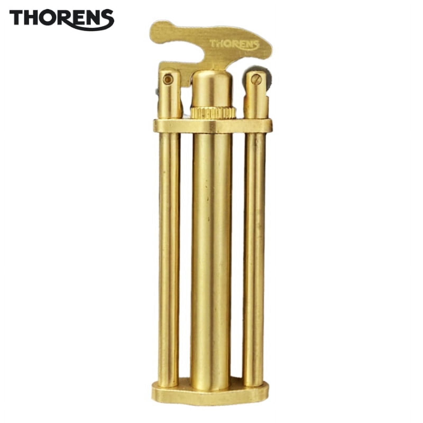THORENS Three-Section Stick Lighter - Gold Refillable Kerosene Lighter ...