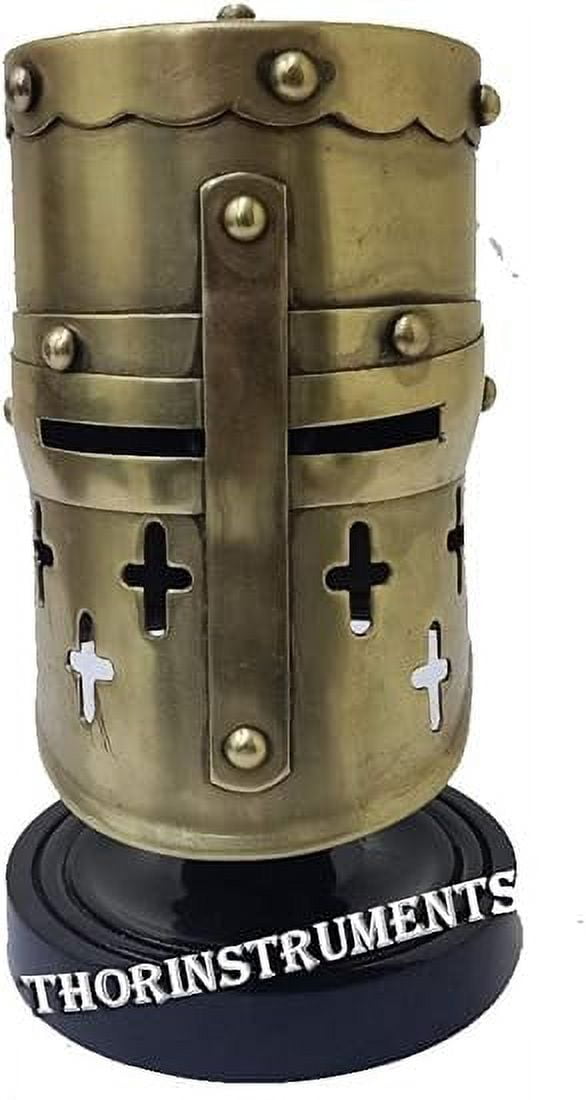 THORINSTRUMENTS Medieval Knights Templar Crusader Armor Helmet With ...