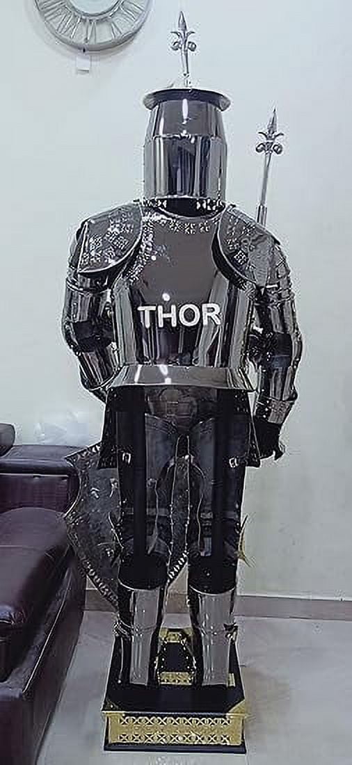 THORINSTRUMENTS (with device) Medieval Templar Knight Full Suit Rust ...