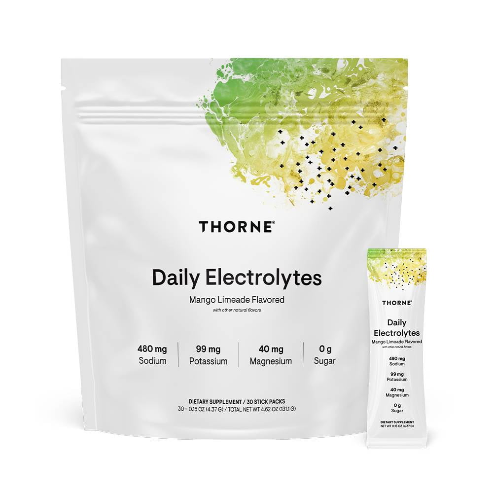 THORNE - Daily Electrolytes - Zero Sugar & Low-Calorie Electrolyte ...