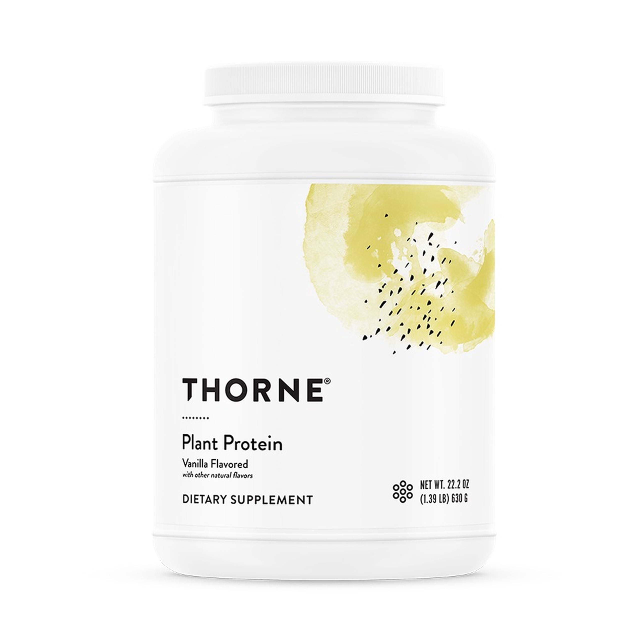 Thorne, Plant Protein, 22g Vegan Protein Powder, Vanilla - Walmart.com