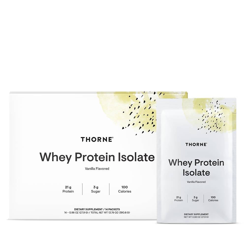 THORNE - Whey Protein Isolate - 21 Grams of Easy-to-Digest Whey Protein ...