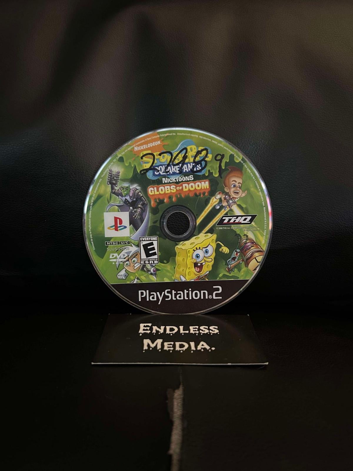 Pre-Owned SpongeBob SquarePants Featuring Nicktoons Globs of Doom Sony ...