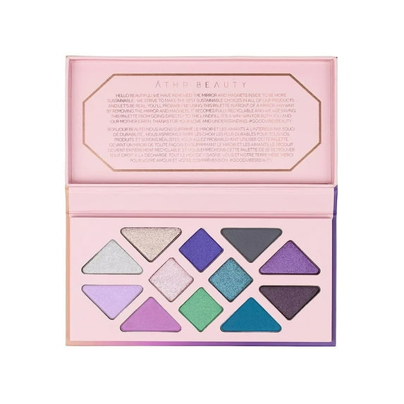 ĀTHR Moonlight Crystal Eyeshadow Palette | 12 Shades | Clean, Organic ...