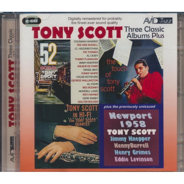 THREE CLASSIC ALBUMS PLUS (52ND ST SCENE/TONY SCOTT IN HI-FI/THE TOUCH ...
