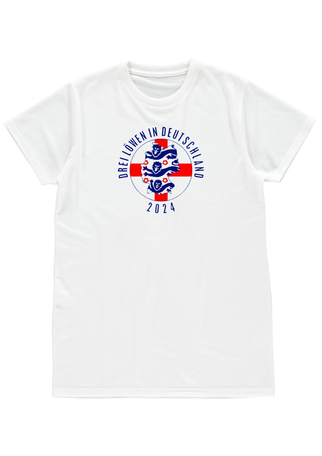 THREE LIONS IN GERMANY UEFA EURO 2024 MENS WOMENS UNISEX T-SHIRT ...