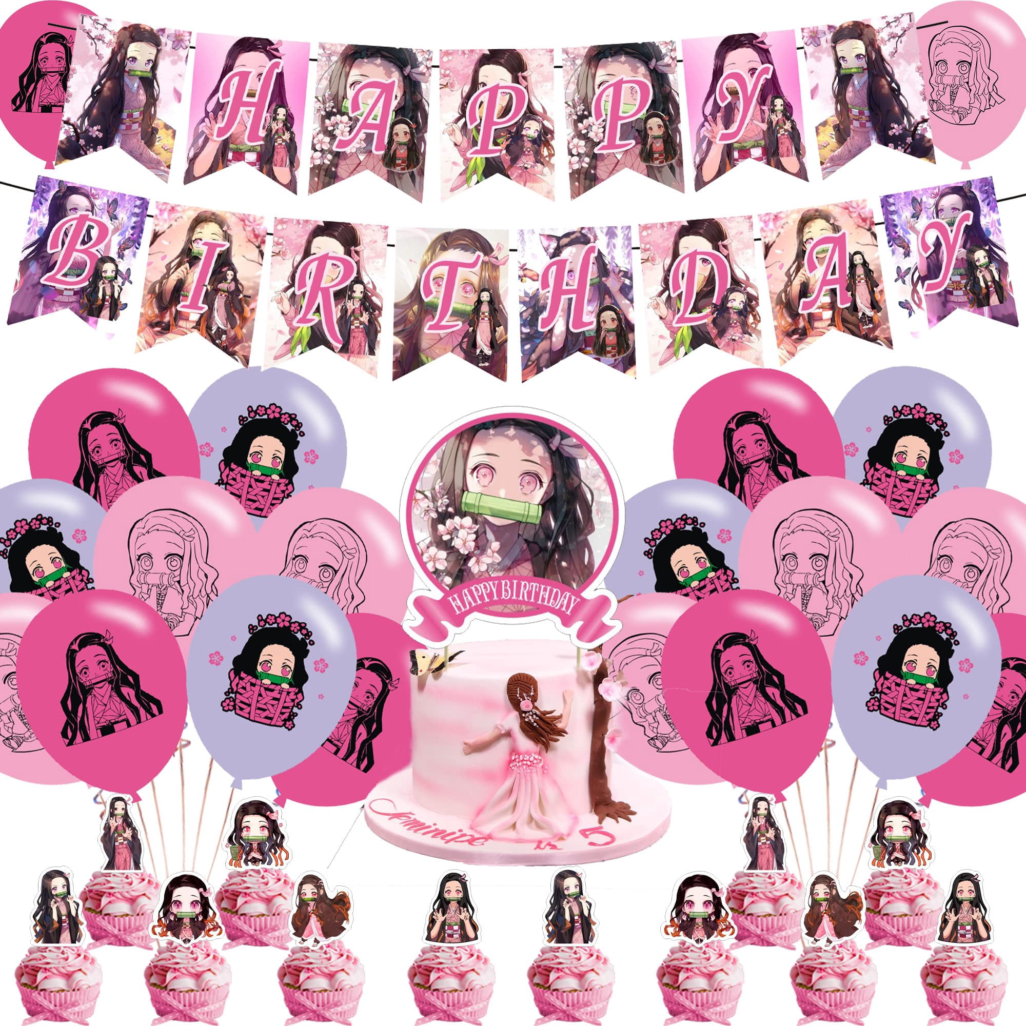THREEMAO Party Decorations, PriNst Birthday Party Supplies - Rose Gold ...