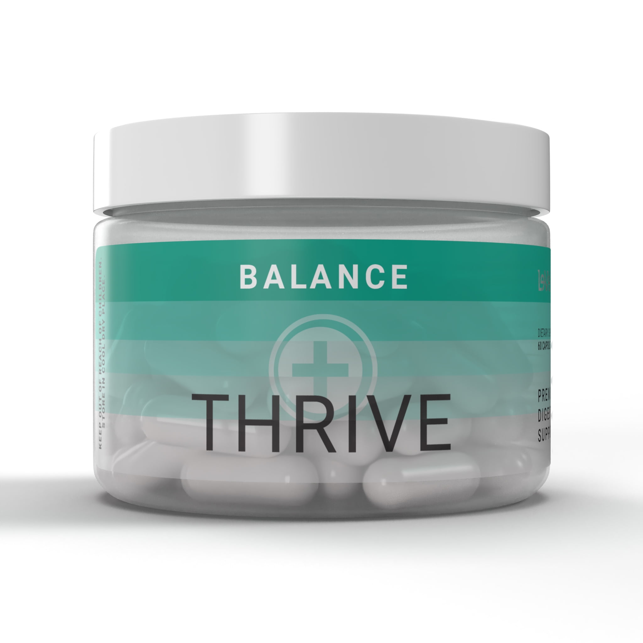 THRIVE Balance Capsules, 60 Count - Plant-Based Supplement for Gut Health, Digestive Support ...