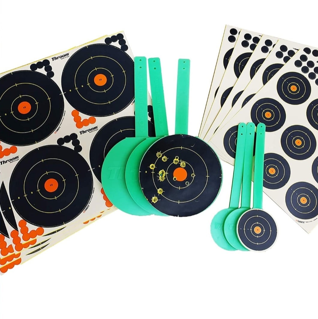 THROOM Self-Healing HangTuff® Shooting Targets + Splatter Pack (3" + 6 ...