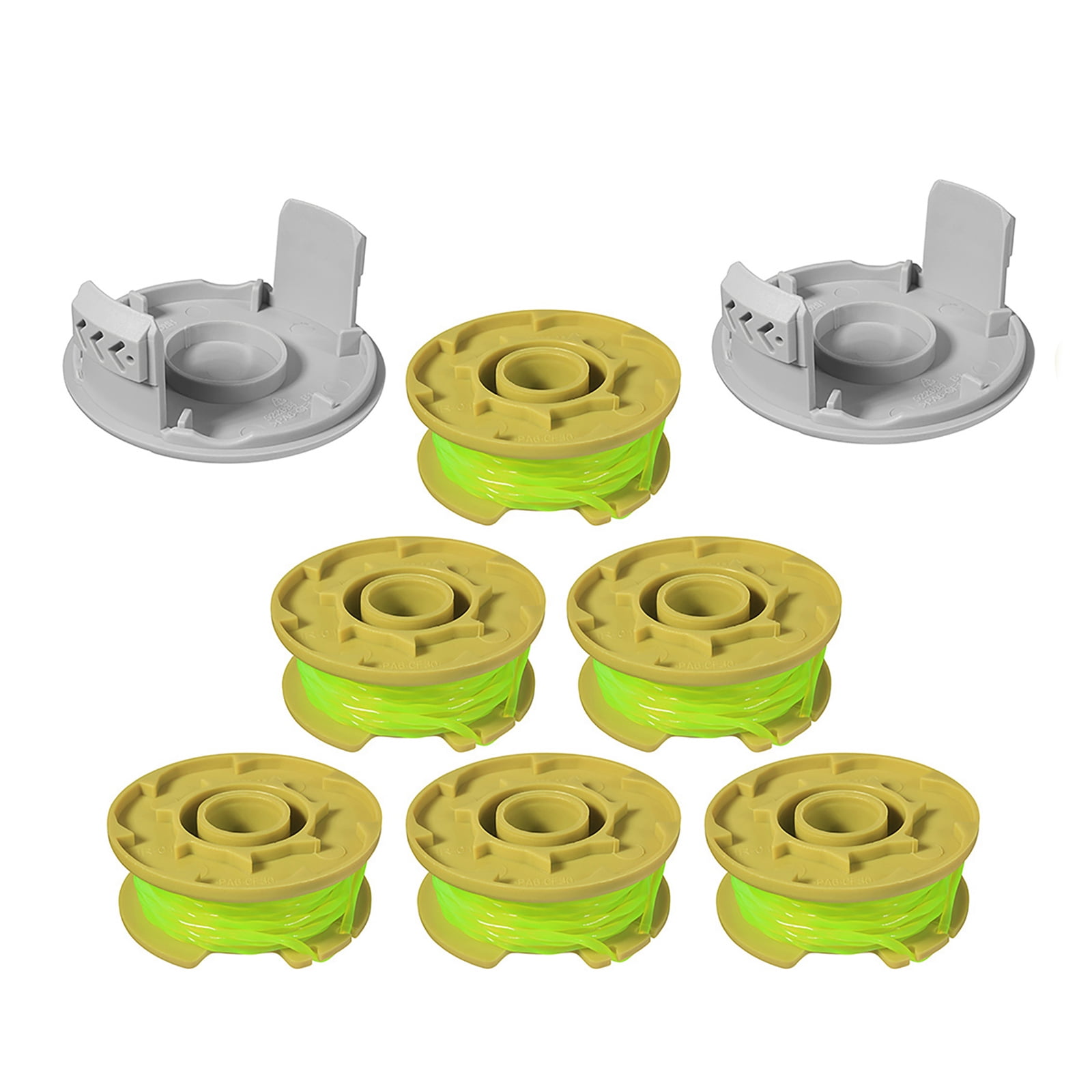 THTEN AC80RL3 11ft 0.080" Replacement Trimmer Spool for Ryobi One Plus ...