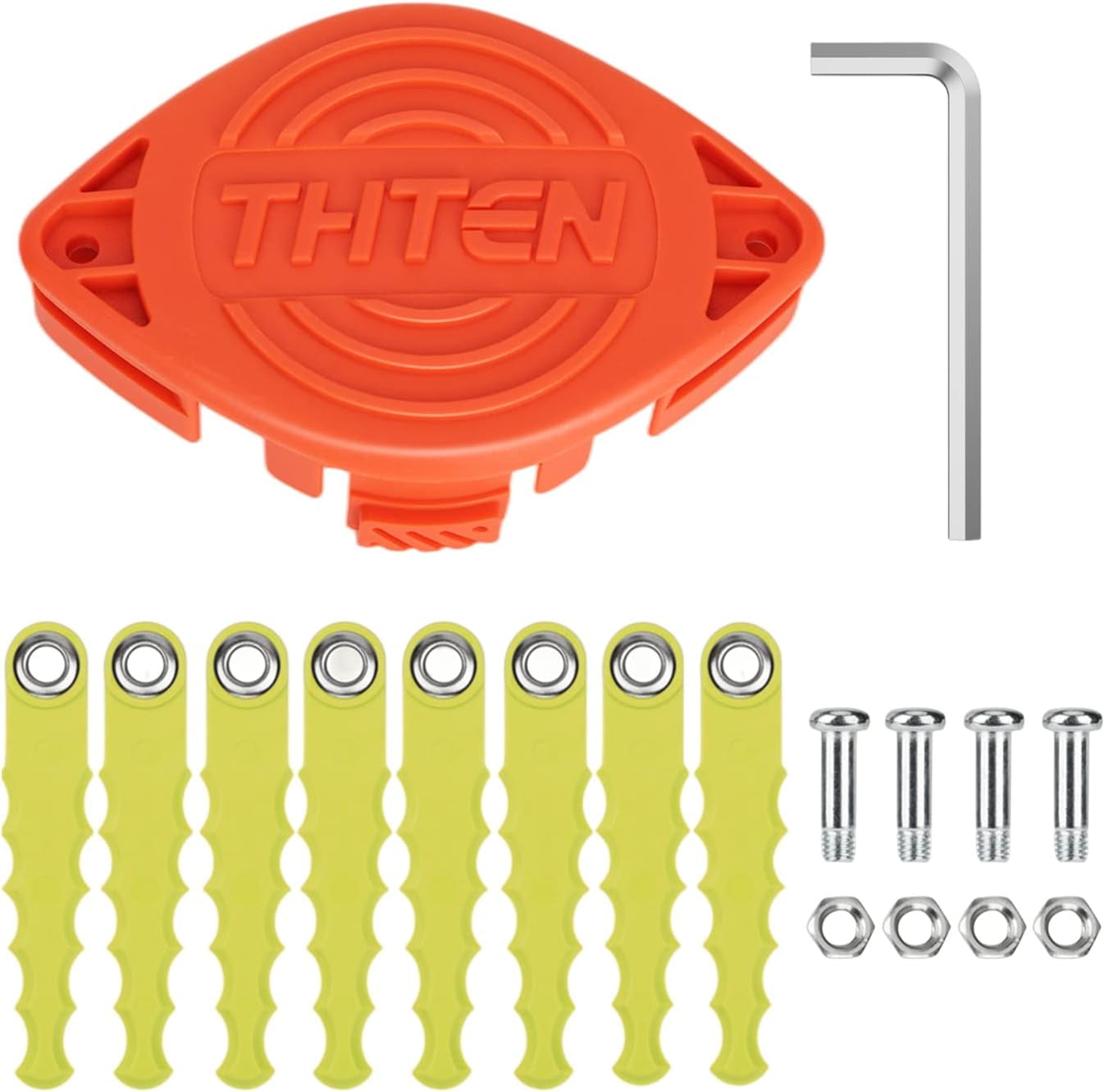 THTEN AF-100 Trimmer Blades Head Compatible with Black & Decker GH600 ...