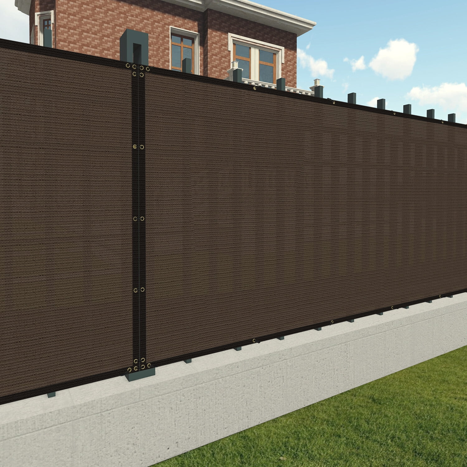 THTGCD 150GSM Privacy Fence Screen, Durable HDPE Polyethylene Fabric ...
