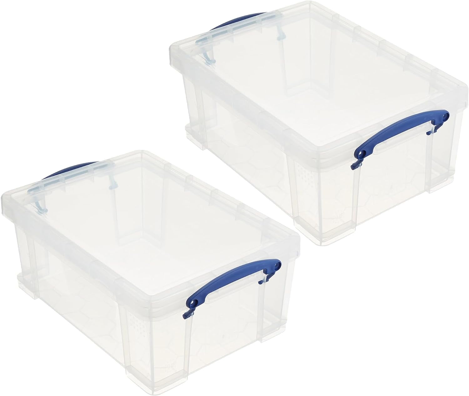 THTGCD 9 Liter Plastic Storage Bins with Lids and Clip Lock Handles for ...