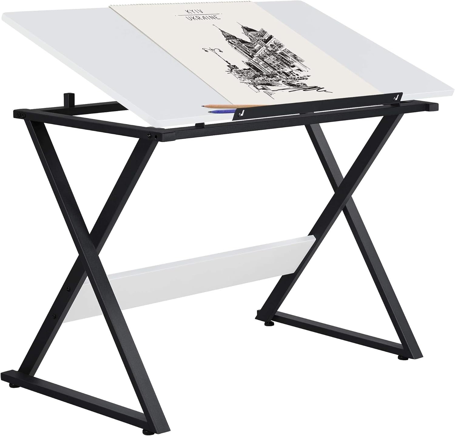 THTGCD Drafting Table for Artists Art Desk Drawing Painting Studying ...