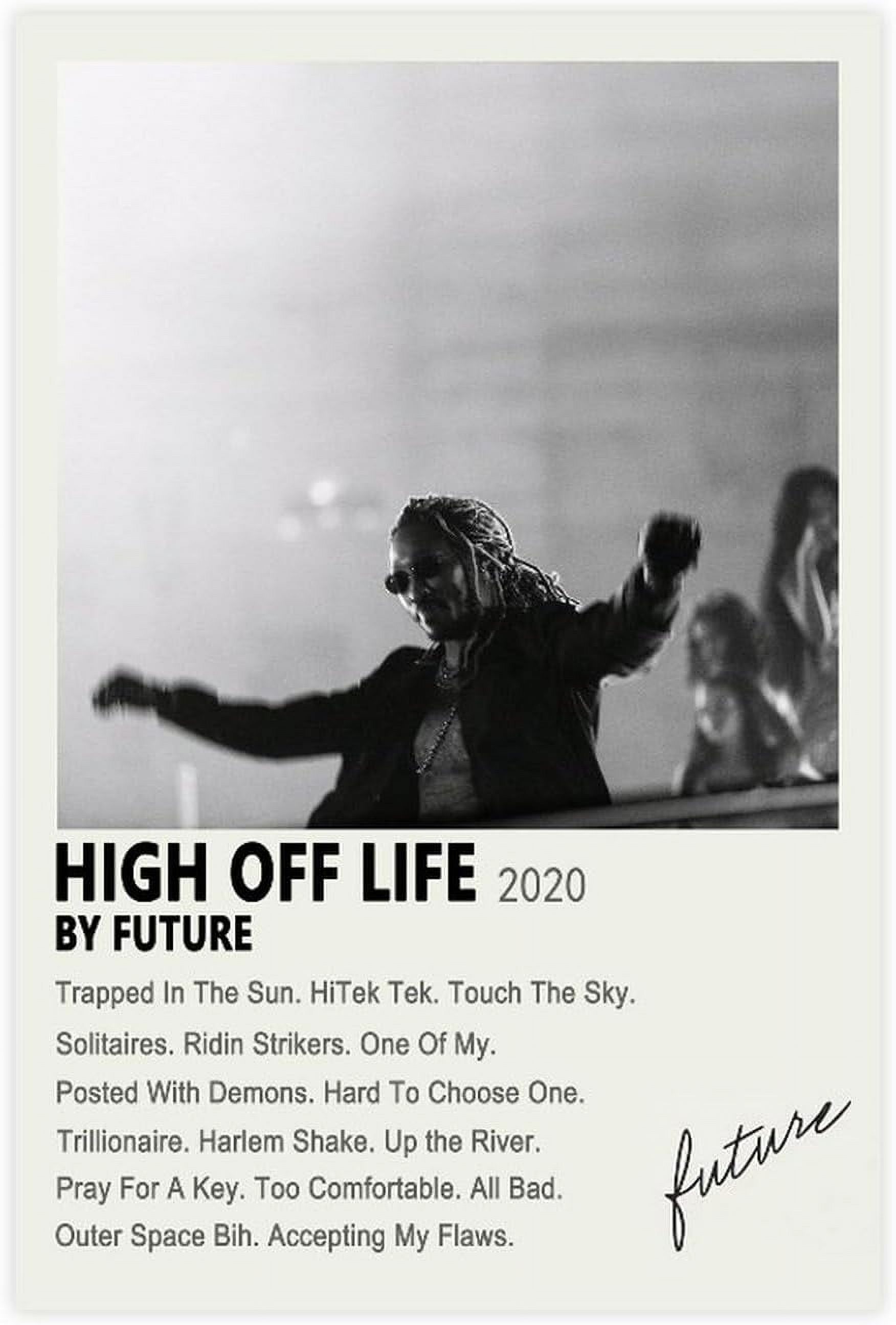 THUMPRO Future Album Cover Poster HNDRXX Canvas Poster Bedroom Decor ...