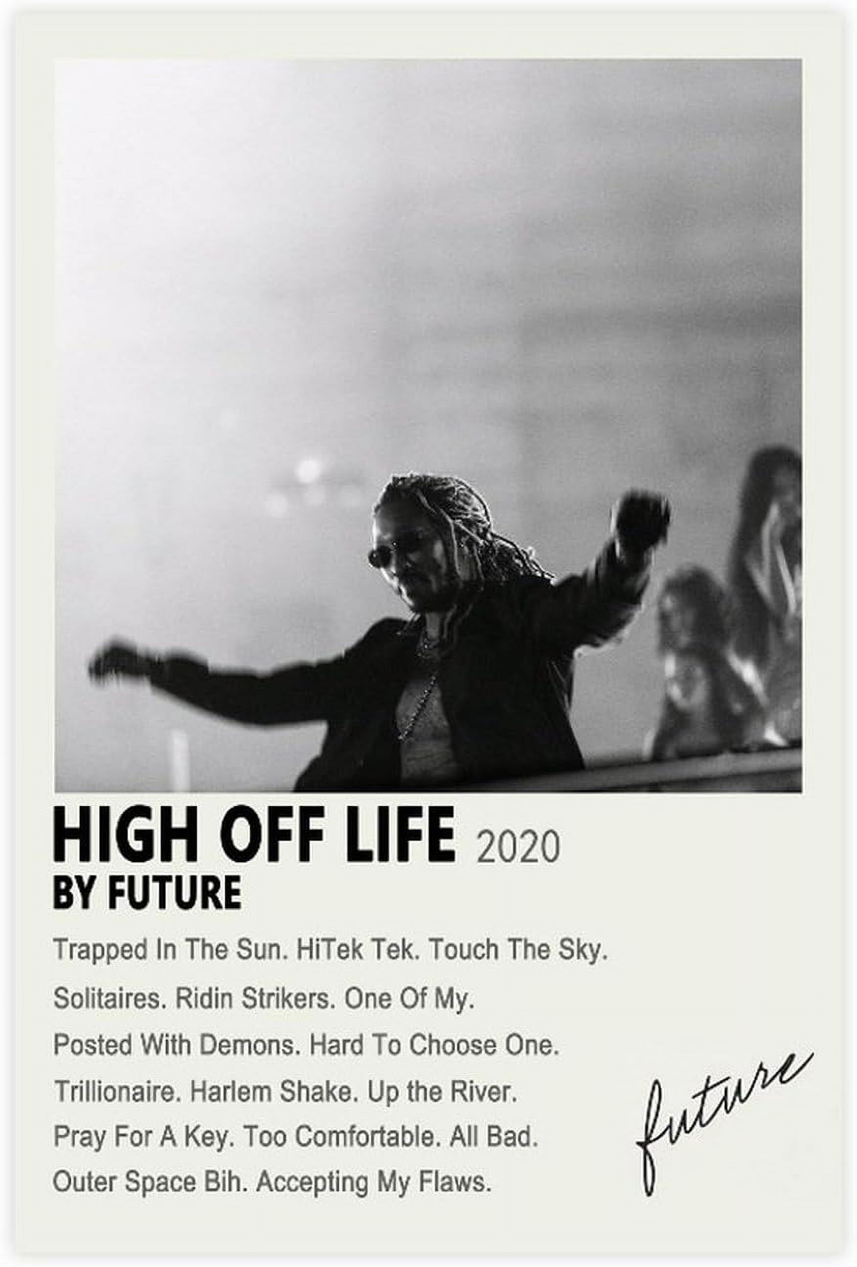 THUMPRO Future Album Cover Poster HNDRXX Canvas Poster Bedroom Decor ...